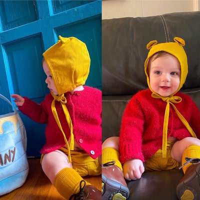 Honey Bear Hat/honey Baby Hat/ Bear Hat and Bloomer Set/ Bear - Etsy
