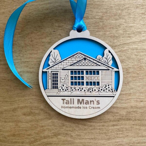 Custom Christmas Baubles With Name, Wooden Tree Baubles, Ornament With ...