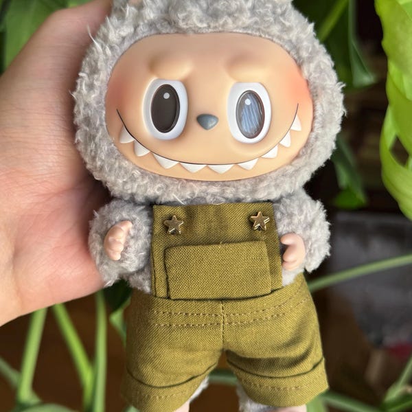 Labubu Overalls Sewing Printable PDF Pattern Instructions DIY Doll ...