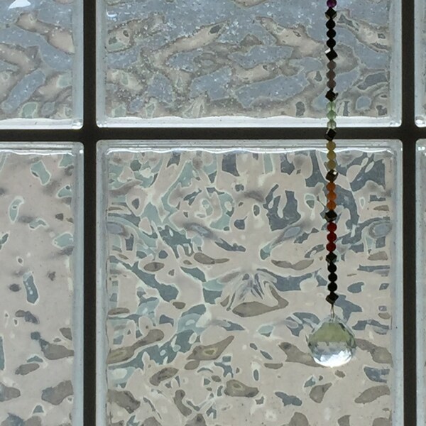 Snow Quartz Tube Torus Sacred Geometry Art, Crystal Mobile, Gold White ...