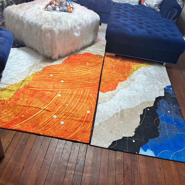 Nostalgic Retro Style Vhs Case Themed Horror Movie Room Rug, Classic ...