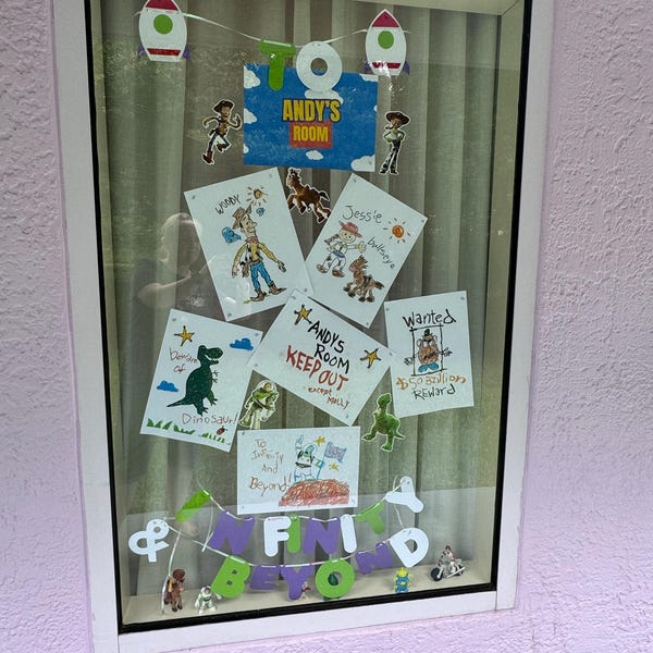 Toy Story Poster, Toy Story Drawing, Toy Story Andy's Drawing Printable ...