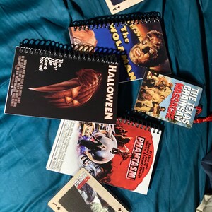 Mini Horror Movie Poster Spiral Notebooks - Etsy