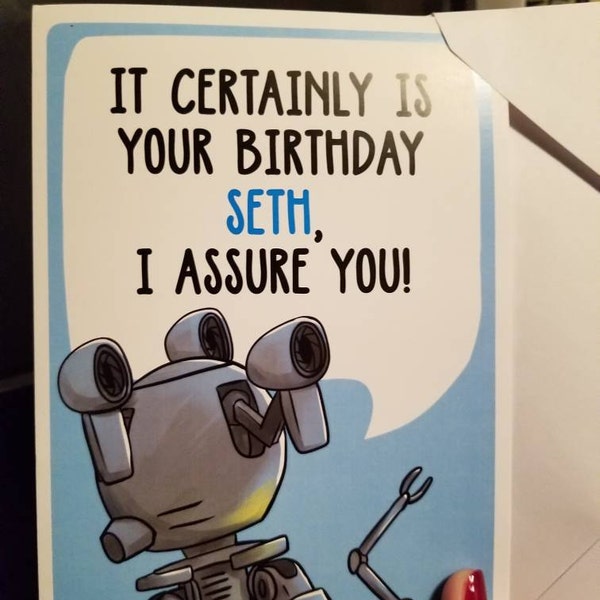 Codsworth Wishes - PERSONALISED BIRTHDAY CARD - Fallout 4 Themed ...