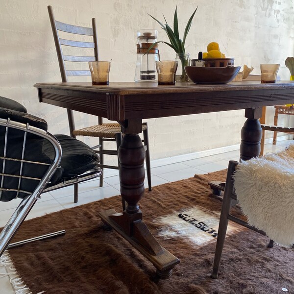 Vintage Faded Pale Colors Rug for Home and Nursery Decor, Low Pile ...