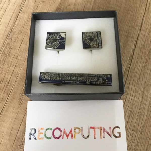Cufflinks With Real Circuit Boards, Gift for Him, Graduation Gift, Gift ...