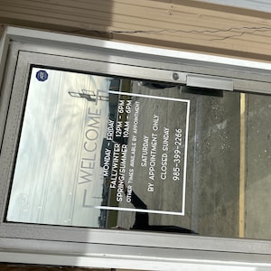 Custom QR Code Sticker for Window, Wall, Car Vinyl Decal for Business ...