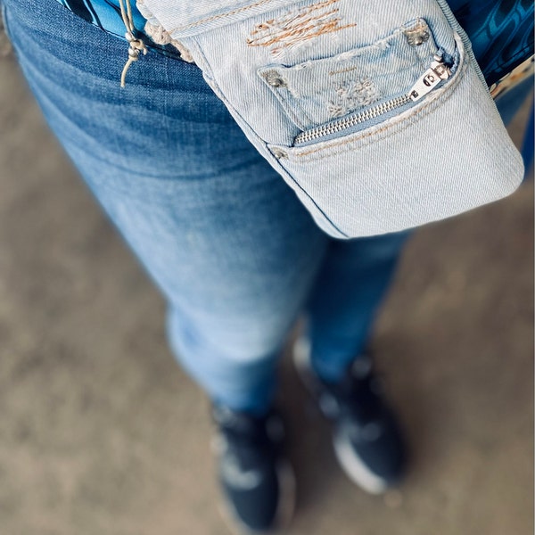 Denim Wallet , Jeans Coin Purse , Jeans Pouch , Upcycled Wallet , Mini ...