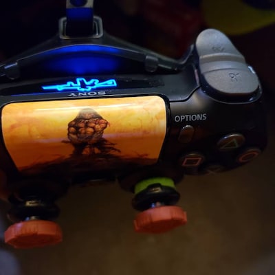 Personalized Playstation 4 PS4 Controller Custom Touchpad Full Color ...