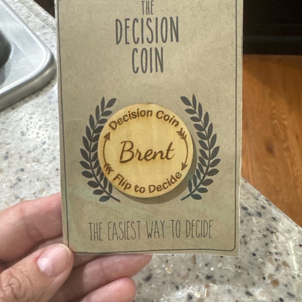 New Parent Decision Coin | Baby Shower Gift | Parent Decision Coin ...