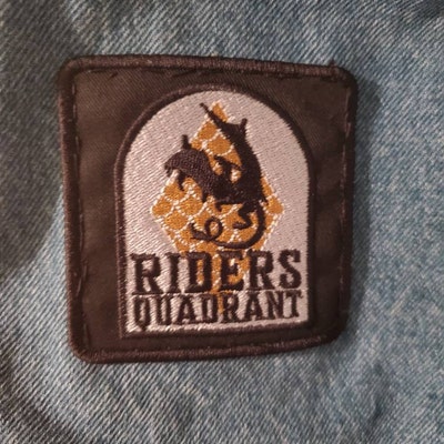 Riders Quadrant Embroidered Patch, Fourth Wing Iron on Patch, Official ...
