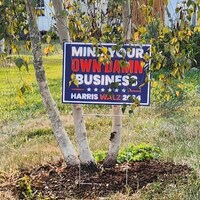 Stop Project 2025 Yard Sign Coroplast Vote Democrat Lawn Sign, Election ...