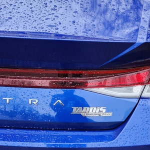 TARDIS Chameleon Edition Dr Who Car Emblem Chrome Plastic Not a Decal ...