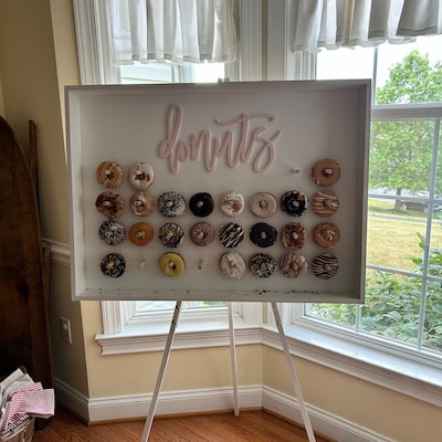Donut Wall, Dessert Table, Doughnut Wall, Dessert Table Display ...
