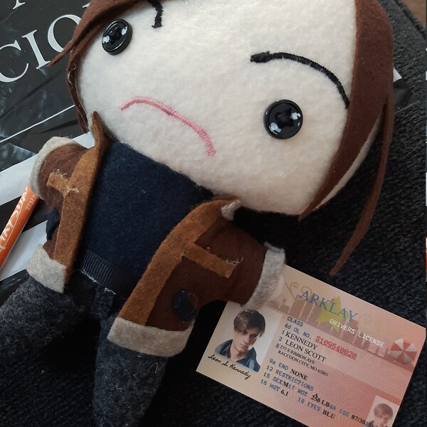 Resident Evil Inspired | Leon S Kennedy | Resident Evil 4 | Plush ...
