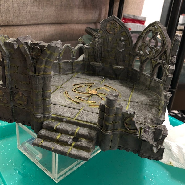 Gothic Abby Dnd Miniature Terrain for Dungeons and Dragons, D&D ...