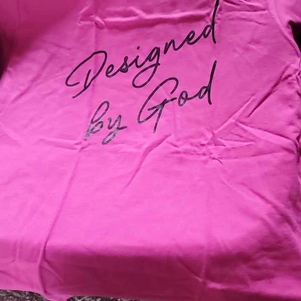 Designed by God Christian Shirt Womens Faith-based Trendy Gift Idea for ...