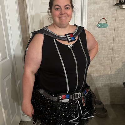 TEA POTTS Costume . up to Adult Plus Size . Running Costume . SHORT ...