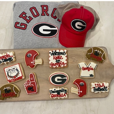 University of a Georgia Sugar Cookies - Etsy