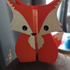 Fox Handmade Card / Cute Fox Folding Card / Gatefold Fox Card / Fox ...