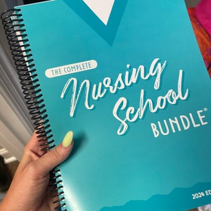 The Complete Nursing School Bundle® 2024 Edition PRINTED & - Etsy
