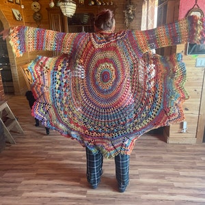 Boho Vest Pattern Crochet Bohemian Vest / Circle Vest / - Etsy