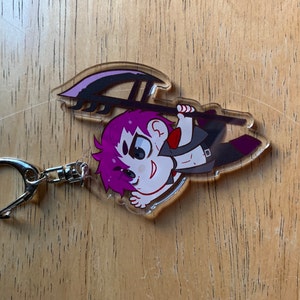 YCH Commission Chibi Hanging Custom Acrylic Keychains CUSTOM ORDER - Etsy