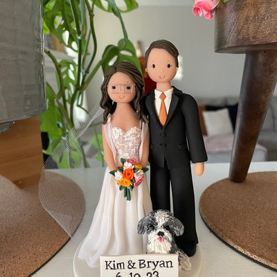 Horror Film Inspired Wedding Cake Topper Customized by - Etsy