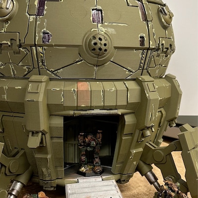 Battletech/citytech Mapscale Buildings Kiudo Fortress - Etsy