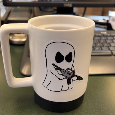 Ghost Gun Sticker - Etsy