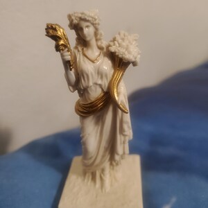 Vintage Demeter Mini Statue Small Hand-painted Ancient Greek | Etsy