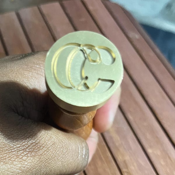 Custom Logo Chocolate Stamp: Brass Metal & Wood Handle - Etsy