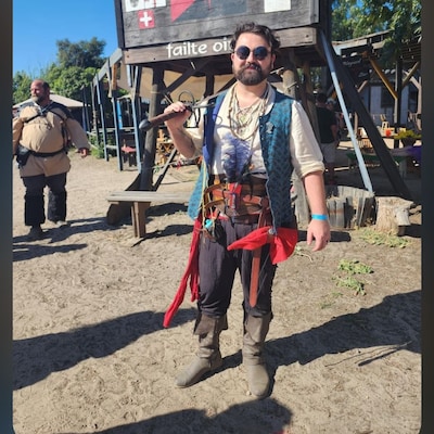 Medieval Veil 100% Silk With Freshwater Pearls Oval Veil With Fillet ...