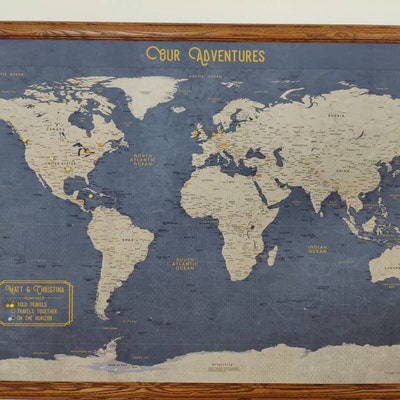 Flight Patterns World Map Poster 24x36 - Etsy