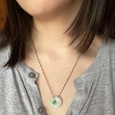 Handmade Dainty Small Red Thread Jade Bracelet Green Jade - Etsy