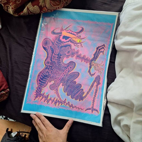 Skull Rider Comic Poster UNFOLDED 26.7" X 37.8" (680mm X 960mm) Lmtd ...