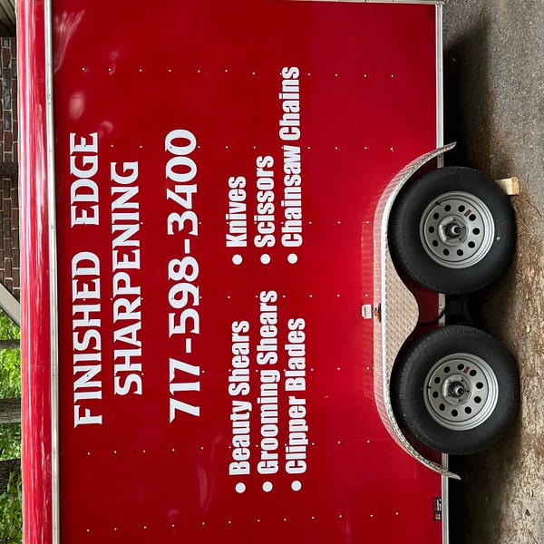 Custom Trailer Vinyl Lettering - Business Graphics- Advertising ...