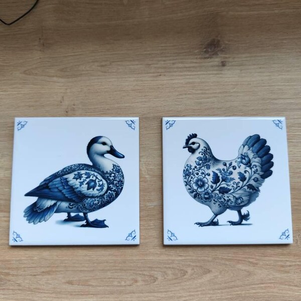 Delft Blue Macaron, Delft Blue Tile, Tile, Delft Blue Tiles, Delft Blue ...