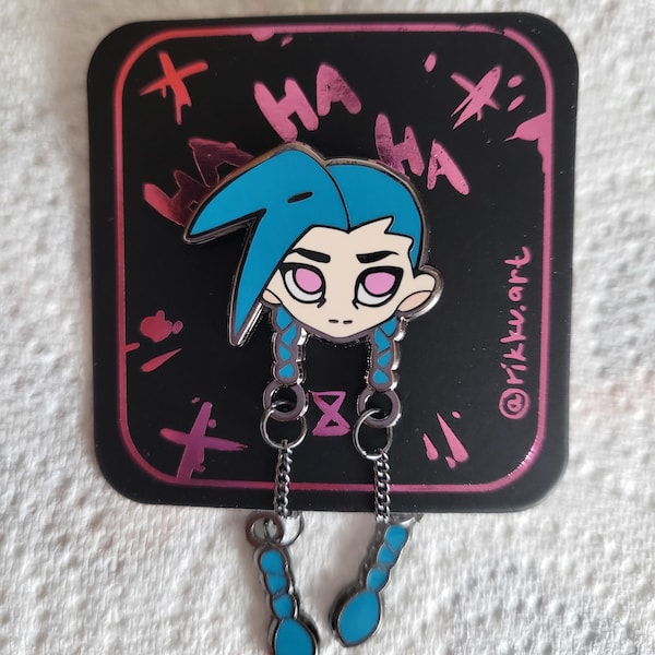 Jinx and Vi Mini Pins | Arcane | Enamel Pin - Etsy
