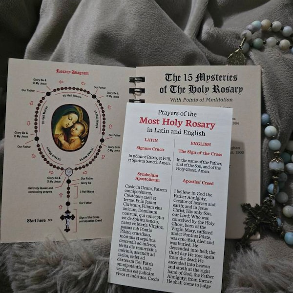 20 Pieces - Catholic Mini Holy Prayer Card Classroom Party Favors - 8 ...