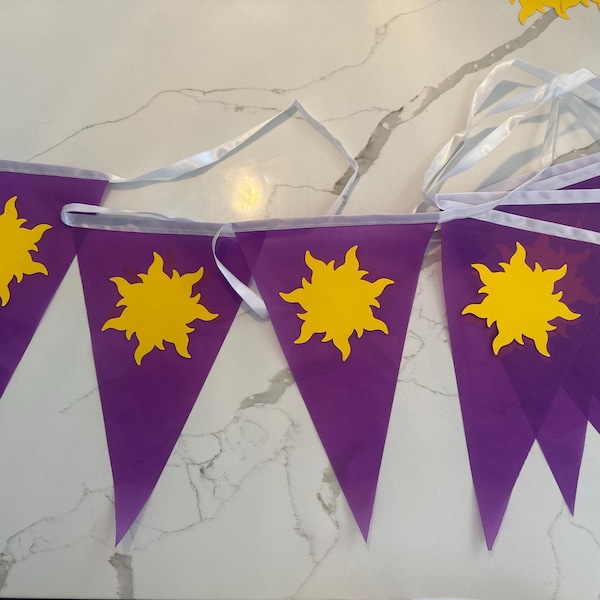 Tangled Sun Die Cuts Set of 25, Rapunzel Sun, Tangled Birthday, Summer ...