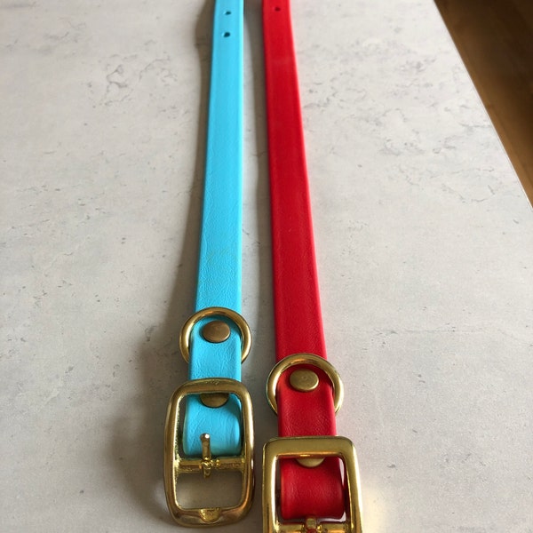 Two Classic Buckle Collars Package - Etsy