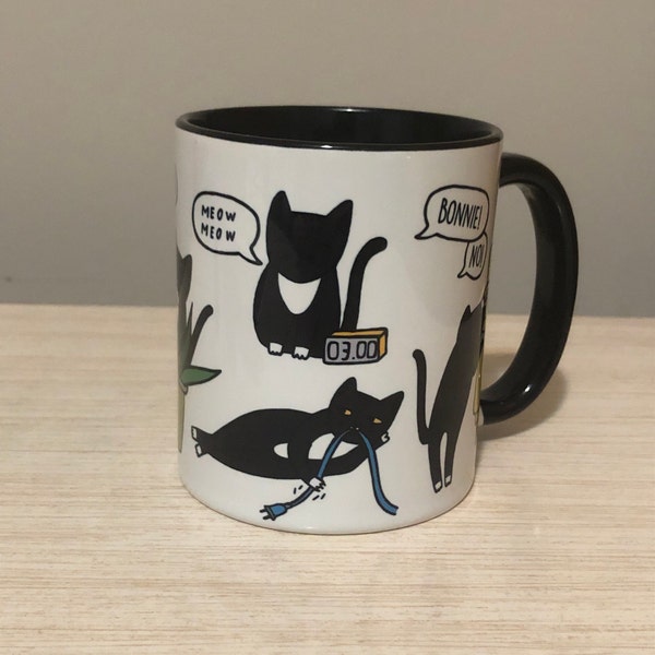 Custom Tuxedo Cat Mug | Personalized Tuxedo Cat Mug | Funny Gift for ...