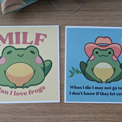 Country Toad Vinyl Sticker - Etsy