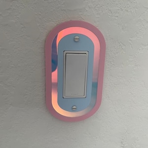 Oval Iridescent Light Switch Cover - Etsy