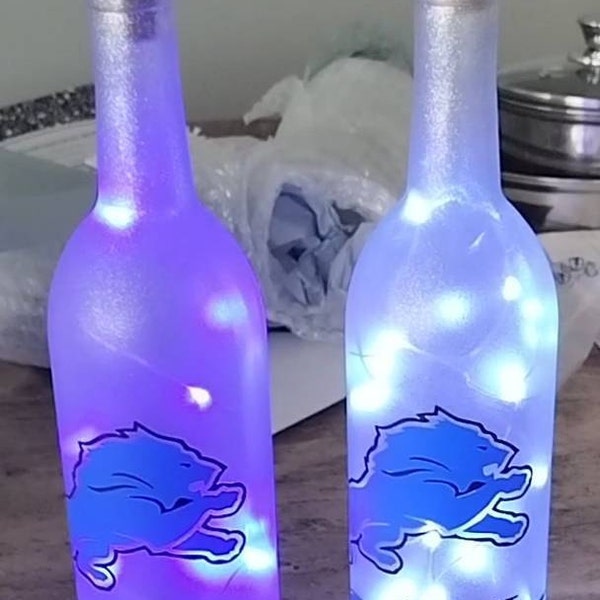 Sunflower Light up Wine Bottle - Etsy