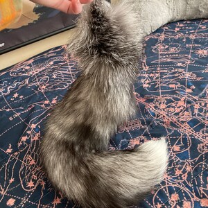 Eco Friendly Frost/indigo Fox Tails - Etsy