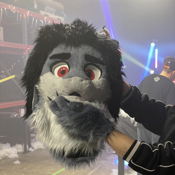 Furhead Commission + Tail + Hand Paws - Etsy