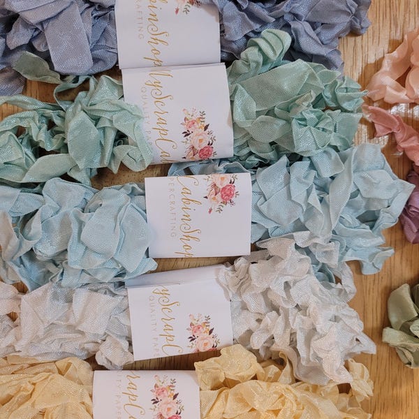 Crinkled Seam Binding Bundle Set / Crinkly / Curly Ribbon / 20 Yards ...