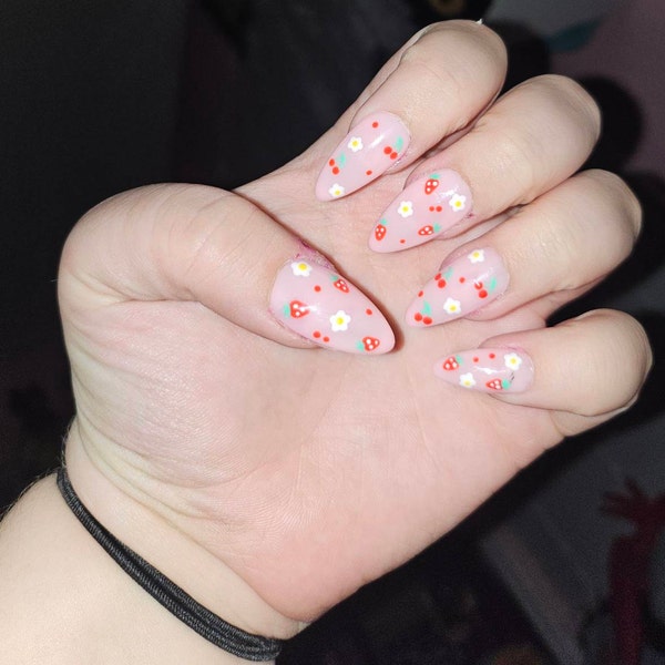 Fourth Wing Inspired Nails; Dragon Nails - Etsy